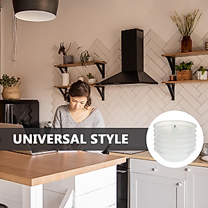 Hemoton 6Pcs Plastic Range range hood oil catcher oil collecting cup range hood oil cup Hood Oil Catcher