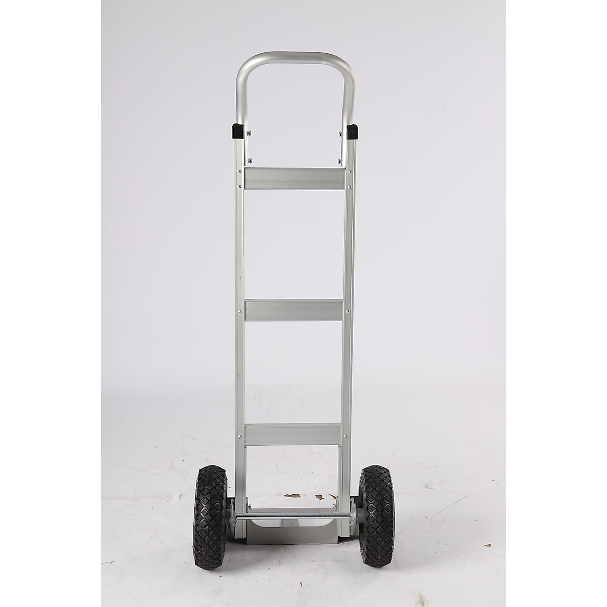 LUNUMAOS Hand Trunk Dolly Silver Aluminum Alloy Modern Desgin Industrial Moving Trolley Heavy Duty Dolly Cart 440 lbs with 2 Wheels for Warehouses