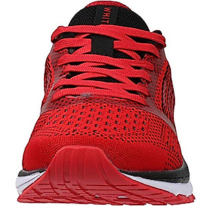 Joomra Men's Running Tennis Shoes Lace up Size 11 Walking Red Gym Fitness Jogging Lightweight Road Runner Jogger Treadmill Cushioning Cross Training for Man Athletic Sneakers 45