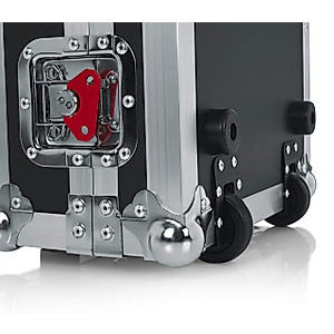 Gator Cases Heavy-Duty G-TOUR Style Live-In Road Case for Line 6 Helix Multi-Effects Floor Processor with Wheels (GTOURHELIXFLOOR)