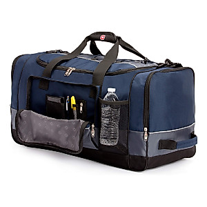 SwissGear Apex Travel Duffle Bags, Blue/Grey, 28-Inch