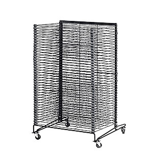 School Specialty Mobile Steel Drying Rack - 26 1/2 x 27 x 43 inches