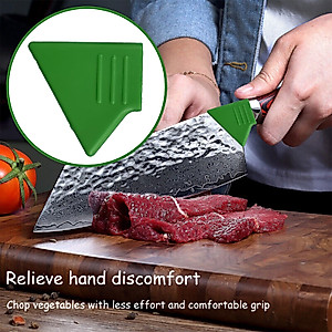 Plaeirufy 10pcs Household Knife Back Protector Universal Hand Guard Knife Back Kitchen Hand Guard Universal Meat Cutting Tool Blade Finger Hand Guards Silicone Knife Guards