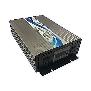 KRXNY 2500W Off Grid Pure Sine Wave Solar Power Inverter 48V DC to 110V 120V AC Converter 60HZ with LCD Display