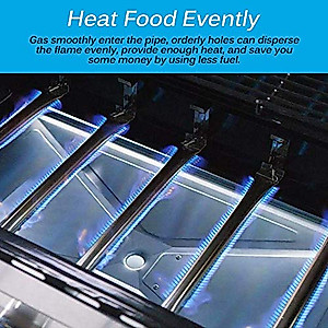 (4 Pack) 14.75" Gas Grill Parts Burner Tubes Grill Repacements Set for Kenmore Sears,BBQ Pro,Outdoor Gourmet for 16211