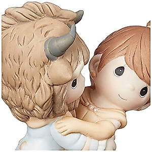 Precious Moments, Disney Showcase Collection, You Are My Fairy Tale Come True, Beauty And The Beast, Bisque Porcelain Figurine, 161013 , Brown