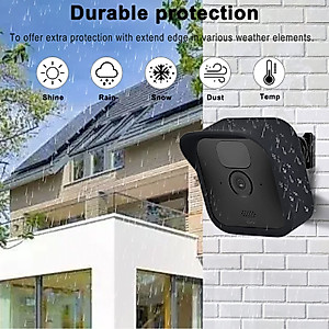 Pickle Power Silicone Skin Cover for All-NEW Blink (3rd Gen), 3 Pack Weatherproof Protective Case Cover for Blink Outdoor Indoor Home Security Camera (Black)