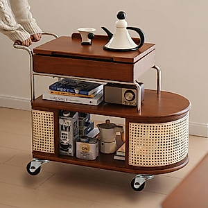 HOWDIA 1-inch Dia Swivel Single Wheel Rubber Caster Wheels for Furniture, Small Casters Trolley Wheels with Base Ball Bearing, Conveyor Rollers 8 Pack