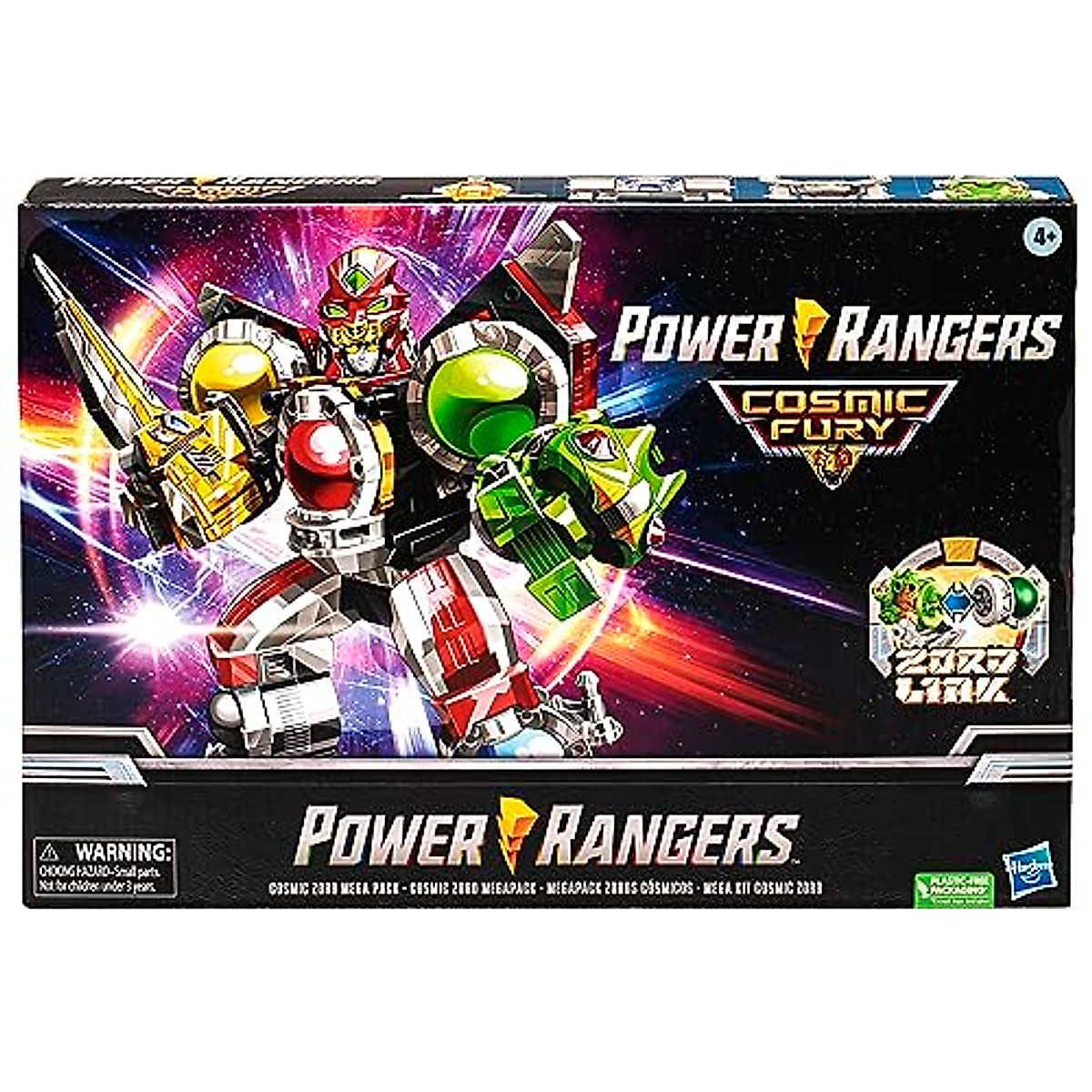 Power Rangers Cosmic Fury Cosmic Zord Mega Pack, Action Figure Toys for 4 Year Old Boys and Girls and Up (Amazon Exclusive)