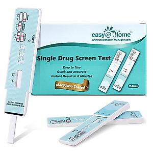 15 Pack Easy@Home Marijuana (THC) Single Panel Drug Tests Kit - #EDTH-114