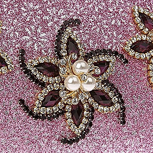 Ankoee Clutch Purse Bag Mini Handbag Messenger Bags Evening Bag Clutches Purse Party Bridal Prom(Pink)