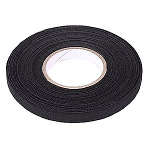 Keenso Felt Tape Automotive, Multipurpose Car Wiring Harness Tape Self Adhesive Anti Squeak Rattle Tape Dash, Black (9mm × 25m)