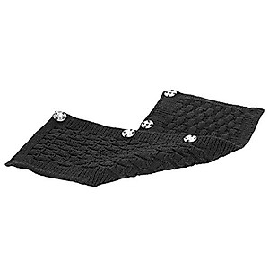 Geekria Knit Fabric Headband Cover Compatible with Bose QC35 II, QC25, QC15, QC2 Headphones, Head Cushion Pad Protector, Replacement Repair Part, Sweat Cover, Easy DIY Installation (Black)