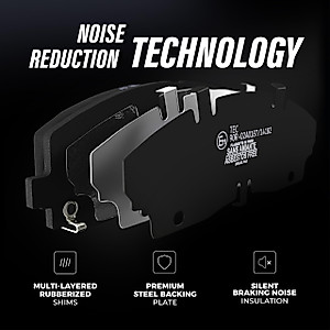 Front Ceramic Disc Brake Pads TEC-1561 Replacement For BMW X3 328i xDrive 320i 330i 428i X4 430i Gran Coupe 335i GT 328d 228i 435i 330e 230i