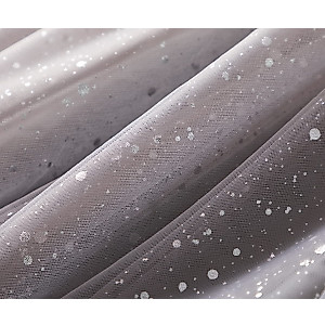 TTYAOVO Girls Sequins Long Sleeve Princess Party Dress Size 120 (4-5 Years) 1908 Grey-a