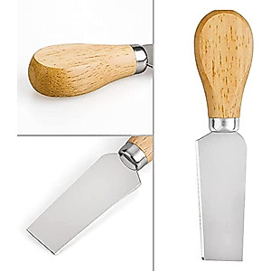 4PCS Cheese Knife Set, Besot Premium Stainless Steel Cheese Slices and Cutter Collection with Handle（Gift-ready) …