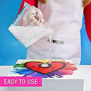 ArtResin - Epoxy Resin - Clear - Non-Toxic - 1 gal (0.5 gal Resin + 0.5 gal Hardener) (3.78L)