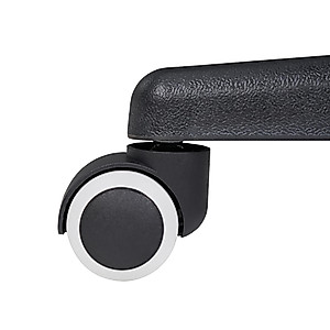 Master Massage Ergonomic Swivel Saddle Rolling Hydraulic Stool in Black