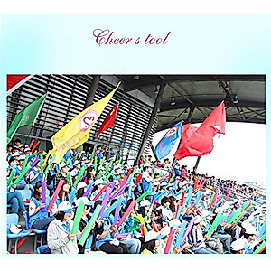 Hooshing 40PCS Purple Bam Bam Thunder Sticks Inflatable Noisemakers Cheerleading Plastic Clap Hands Outfit for Cheering Basketball Party Sports Team Spirit