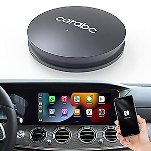 CARABC 5.0 CarPlay Wireless Adapter Factory Wired CarPlay, Wired to Wireless Apple Carplay Dongle, Plug & Play, Online Update