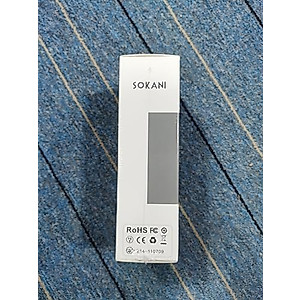 Sokani Tiny UHF Wireless Lavalier Microphone Lav Mic System with Transmitter and Receiver Compatible with Camera Smartphones iPhone Android DSLR Canon Sony Camcorde