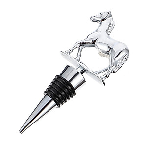 UPKOCH 3 Pcs Cork Champagne Preserver Wine Bottle Plug Wine Bottle Cap Horse Metal Plug Bottle Plug Bottle Metal Stopper Silver Preserver Cork Alloy Wine Preserver Pump Wine Bottle Plug