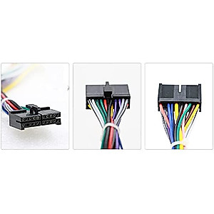 Yassdwbn 20 PIN Wiring Harness Connector for Toyota Stereo DVD Android Player Power Cable