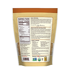 Bob's Red Mill Organic Kamut(R) Khorasan Wheat Berries, 24-ounce (Pack of 4)