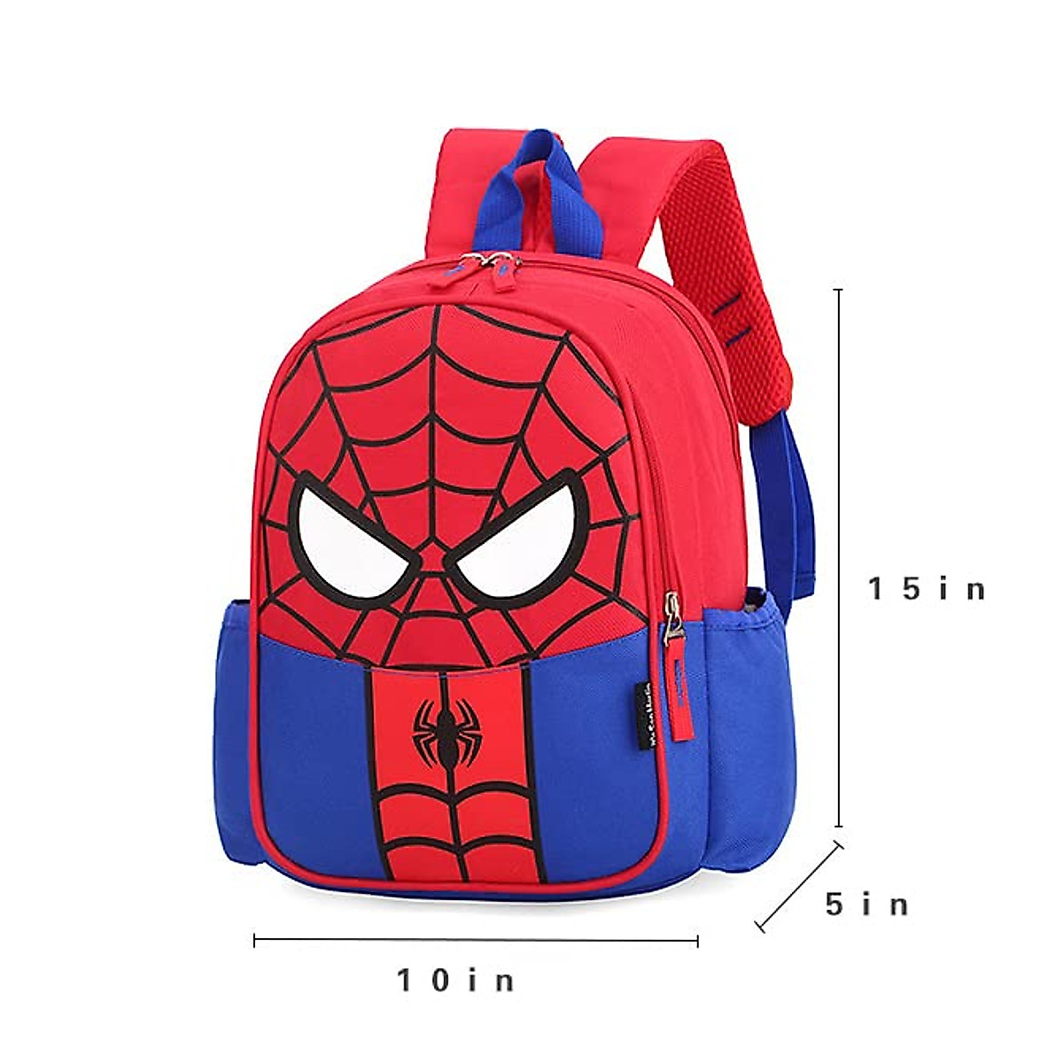 Red Spider Web Backpack Case with Large Capacity and Multiple Compartments - Perfect for Organizing School and Office Supplies for Boys, Girls