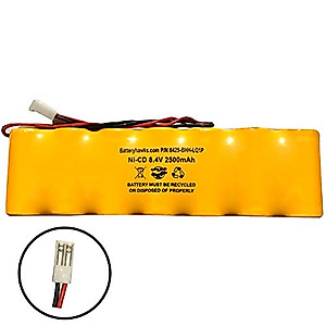 (2 Pack) Dual-Lite 93011385 Hubbell Battery Exit Sign Emergency Light Ni-CD Battery Pack Replacement 8.4v 2500mah