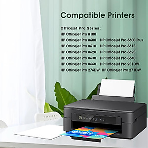 Clorisun 951 951XL Compatible Ink Cartridge for HP 951 951XL 951 XL for HP OfficeJet pro 8600 8610 8620 8100 8625 8630 8615 8660 8640 276DW 251DW 271DW Printer(1 Magenta 1 Cyan 1 Yellow, 3 Pack)