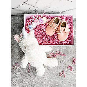 Springfill Light Pink | Crinkle Cut Paper Shred for Packaging, Gift Wrapping & Basket Filling | 1/2 LB | H&R Supplies, 8 Ounce (Pack of 1)