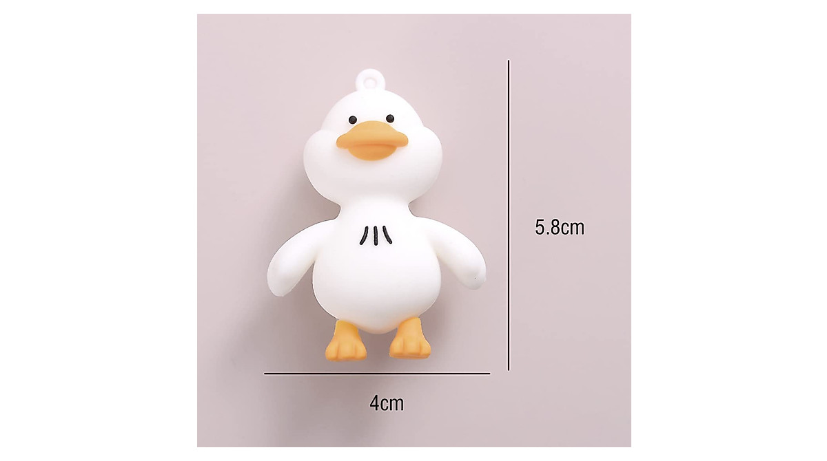 Cute 3D Duck Shoe Charms - Fun Accessories for All