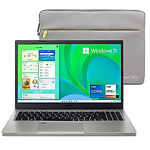 Acer Aspire Vero AV15-51-7617 Green PC | 15.6" FHD IPS 100% sRGB-Display | 11th Gen Intel Core i7-1195G7 | Intel Iris Xe Graphics | 16GB DDR4 | 512GB NVMe SSD | Wi-Fi 6 | Vero-Sleeve (Renewed)