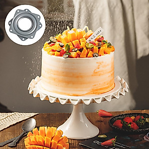 Odowalker Square 6 Inches Lazy Susans Turntable Bearings Lazy Susan Base Swivel Zinc Plate 5/16" Thick 500LB Capacity (1 Piece 6 inches)