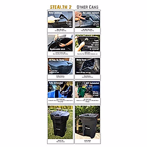65 Gallon Bearicuda Stealth Bear-Resistant Garbage Can