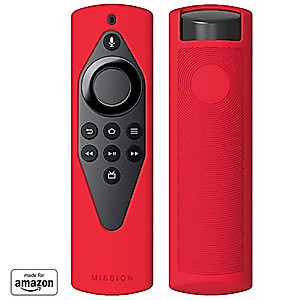 Made for Amazon Remote Cover Case, for Alexa Voice Remote Lite | Red