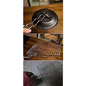 camping moon CAMPINGMOON 11 inch Anti-Scald Stainless Steel Barbecue Cooking Grill Grate Lifter S200