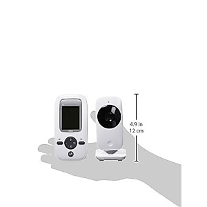 Motorola MBP481 2.4 GHz Digital Video Baby Monitor with 2-Inch Color Display, Digital Zoom, and Infrared Night Vision