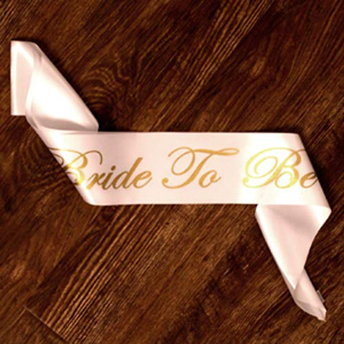 KUNG FU PARTY White Double Ribbon Edge Center Cascade Bridal Wedding Veil with Comb and Bride To Be Satin Sash Bachelorette Party Decorations Supplies