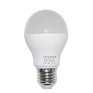 Fjiangyi 6W E27 Smart LED Light Bulbs Dimmable with 2.4GHz Wireless 3-Zone Remote Control - Adjustable Color Temperature (Warm/Cool) and Brightness 2 Pack (2 Bulb+1 Remote)