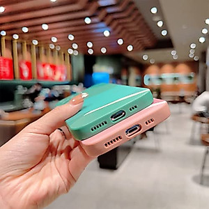 YKCZL Compatible with iPhone 11 Pro Max Case, Cute Painted Art Heart Pattern Full Camera Lens Protective Slim Soft Shockproof Phone Case for Women Girls-Pink