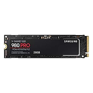 SAMSUNG 980 PRO 250GB PCIe NVMe Gen4 Internal Gaming SSD M.2 (MZ-V8P250B)