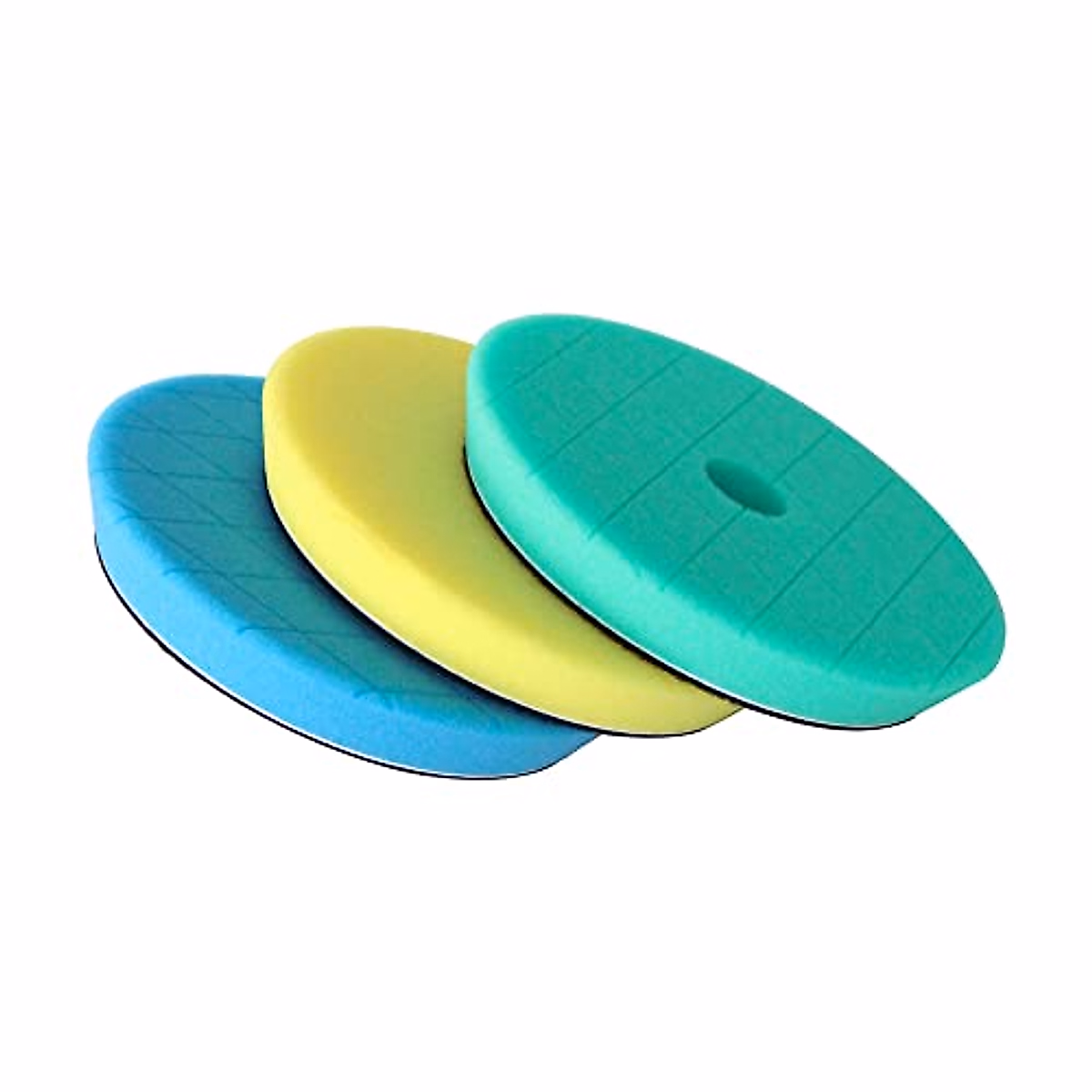 5”/6" Buffing Pad, Green, Yellow and Blue Polishing Pad Kit (6")