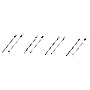 Cabilock 8 Pcs Metal Clothes Hangers Pull up Bar Outdoor Window Covers for Home Clothes Reaching Rods Extension Pole Hook Retractable Clothes Rod Clothes Fork Pole Clothes Reaching Pole CD