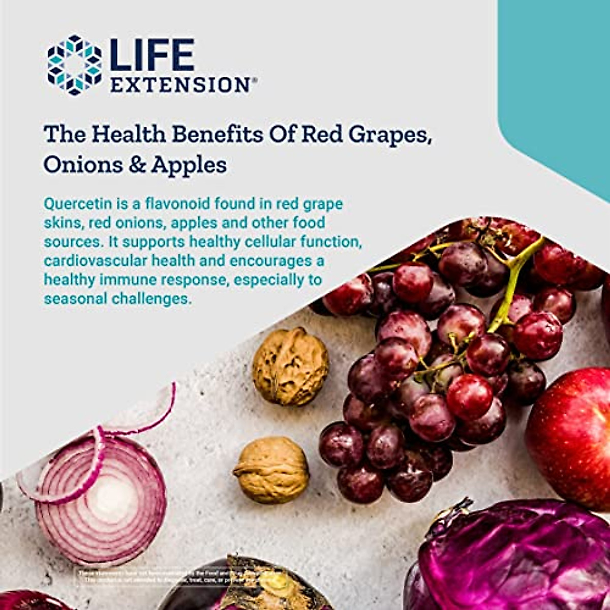 Life Extension Optimized Quercetin 250 mg - For Heart, Blood Pressure & Vascular Health - Non-GMO, Gluten Free - with vitamin C and Camu-Camu Extract - 60 Vegetarian Capsules