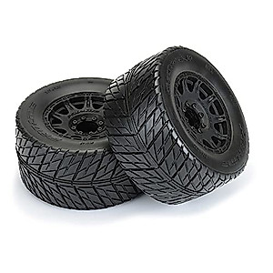 Pro-line Racing 1/8 Street Fighter HP Belted F/R 3.8" MT Mounted 17mm Blk Raid 2 PRO1016710