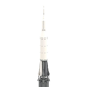 Soviet N1 Moon Rocket Building Kit; SLS Super Heavy-Lift Launch Vehicle N1 Building Set, Saturn V Rocket Ship Toy, N1 Carrier Rocket Model Building Blocks, Outer Space Rocket for Kids Adult (904 PCS)
