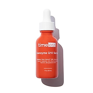 Timeless Skin Care Coenzyme Q10 Serum - Skin Care Serum for Smoothing Skin - Fragrance-Free Coenzyme Q10 Serum with Hyaluronic Acid - Antioxidant Serum for Skin Care - 1 oz