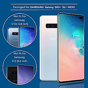 LYWHL [2 Pack] for Samsung Galaxy S10 Plus Privacy Screen Protector, Anti-Spy Flexible Film TPU Screen Protector for Samsung Galaxy S10 Plus / S10+ [Support Fingerprint ID] [Easy Installation Frame]